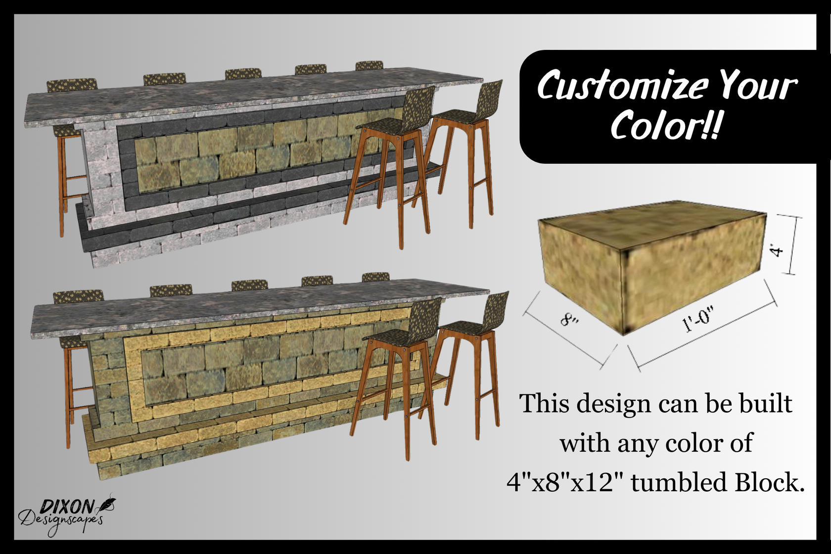 Briar Outdoor Island Design – Dixon Designscapes