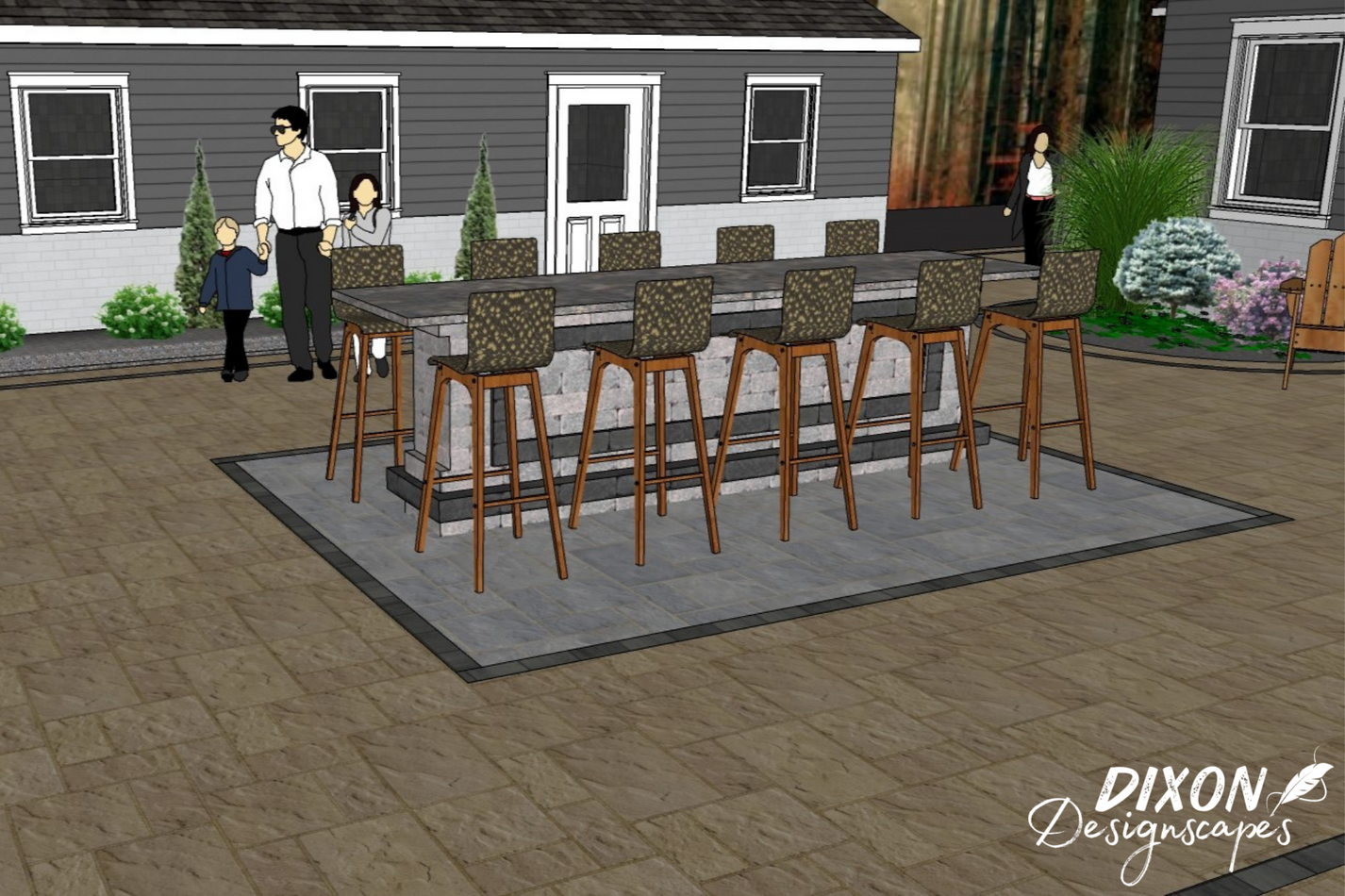 Briar Outdoor Island Design – Dixon Designscapes