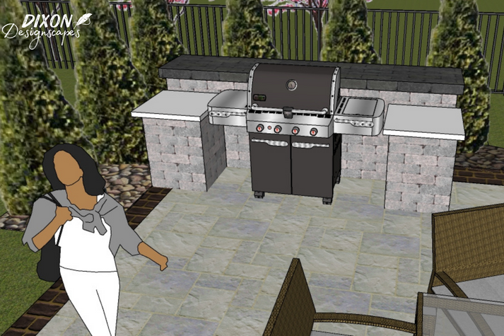 Dawn Grill Station Design – Dixon Designscapes