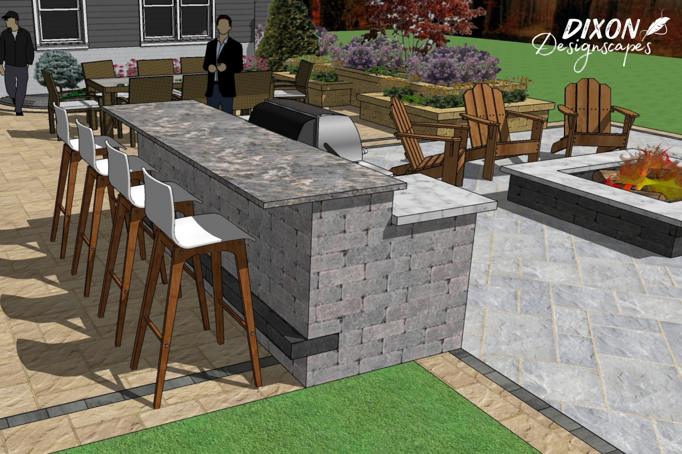 Iris Grill Station Design – Dixon Designscapes