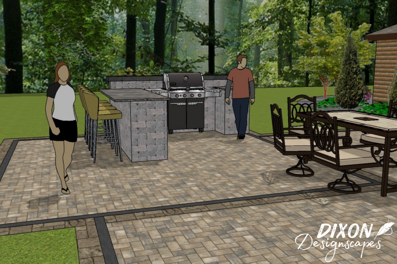 Pearl Grill Station Design – Dixon Designscapes