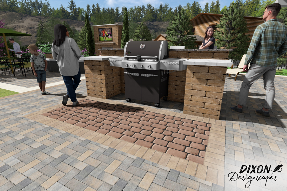 Iris Grill Station Design – Dixon Designscapes