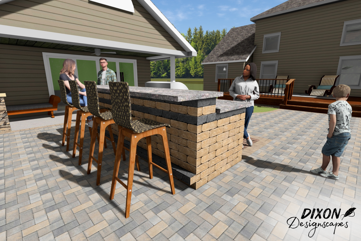 Iris Grill Station Design – Dixon Designscapes