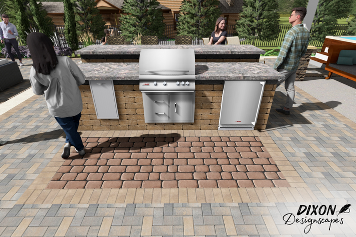 Orion Outdoor Kitchen Design – Dixon Designscapes